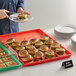 Choice 18" x 26" Red Bakery Display / Market Tray