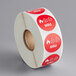 Point Plus Mild Permanent 1" Red Label - 1000/Roll