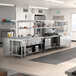 Chef's Counter 192" Serving Line Package with 60" Sandwich Prep Table ...