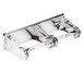Winco Self Locking Double Roll Toilet Paper 4" Rolls Dispenser