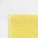 Intedge 52" x 90" Yellow Solid Vinyl Table Cover with Flannel Back