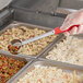 Choice 2 oz. Red Perforated Portion Spoon