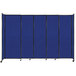 Versare 1490505 Royal Blue StraightWall Sliding Room Divider - 11' 3" x ...