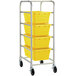 Regency Mobile Aluminum Lug Rack - 4 Lug Capacity - with Yellow Meat ...