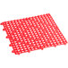 Choice 12" x 12" Red Interlocking Bar Mat