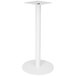 BFM Seating Uptown White Steel Bar Height 18" Round Table Base