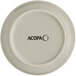 Acopa Pangea 6" Ash Matte Porcelain Saucer - 24/Case