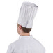 Chef Revival Customizable 9" White Poly-Cotton European Chef Hat