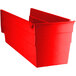 Regency Red Shelf Bin, 11 5/8" x 4 1/8" x 4" - 36/Case