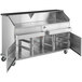 Regency 74" Standard Stainless Steel Portable Bar with Two Removable ...