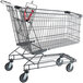 Regency Supermarket Gray Grocery Cart 8.5 Cu. Ft.