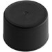 28/410 Black Continuous Thread Lid with Foam Liner - 3100/Case