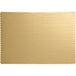 25 1/2" x 17 1/2" Gold Double-Wall Laminated Corrugated Full Sheet Cake ...