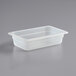 Vigor 1/4 Size 2 1/2" Deep Translucent Polypropylene Food Pan