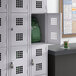 Regency Space Solutions Gray 36" x 18" x 78" 3 Wide, 4 Tier Locker ...