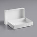 11" x 7 1/4" x 2" 2-Piece 3 lb. White Candy Box - 100/Case