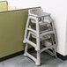 Rubbermaid FG780508PLAT Platinum Sturdy Chair Restaurant High Chair ...