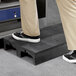 MasonWays 40" x 20" x 5" Solid Black Plastic Safety Step Platform ...