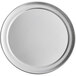 Choice 10" Round Aluminum Tray / Platter with Wide Rim