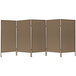 Versare Brown 5-Panel Folding Outdoor Partition
