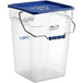 Vigor 5.5 Gallon Polycarbonate Square Ice Tote with Lid
