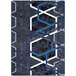 Joy Carpets First Take Double Helix 10' 9" x 13' 2" Sapphire Rectangle ...