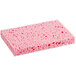 Lavex 6" x 3 1/2" x 3/4" Pink Cellulose Sponge - 6/Pack