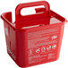 Sani Professional 924BKT1 Red Triple Take Dispenser