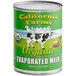California Farms Organic Evaporated Milk 12 fl. oz. - 24/Case