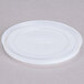Cambro CLLT12 Disposable Translucent Lid with Straw Slot - 1000/Case