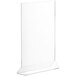 Choice 8 1/2" x 11" Acrylic Tabletop Displayette