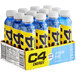C4 Energy Icy Blue Razz Energy Drink 12 fl. oz. Bottle - 12/Case