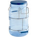 Vigor 6 Gallon Blue Polycarbonate Ice Tote with Lid and Hanger