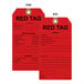 Avery® 3" x 5 3/4" "Red Tag" Pre-Printed Pre-Strung Cardstock 5S Hang ...