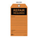 Avery® 3" x 5 3/4" "Repair Required" Orange Pre-Printed Pre-Strung ...