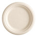 EcoChoice No PFAS Added 7" Natural Bagasse Blend Plate - 1000/Case