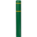 Innoplast BollardGard 7 1/8" x 60" Green Bollard Cover with Yellow ...