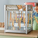 ServIt 18" Churro Full-Service Countertop Display Warmer with 4-Shelf ...