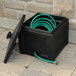 Mayne Fairfield Black Garden Hose Bin - 17" x 17" x 18"