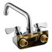 Regency Wall Mount Faucet with 8" Swing Spout and 4" Centers