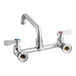 Regency Wall Mount Faucet with 8" Centers and 6" Swing Spout