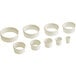 Mercer Culinary 9-Piece Nylon Round Plain Cutter Set M35502