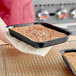 Solut 8 1/2" x 6" Bake and Show Black Oven Safe Heavy Weight Paperboard ...
