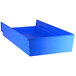 Regency Blue Shelf Bin, 23 5/8" x 11 1/8" x 4"