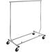 Econoco 48" x 65" Collapsible Heavy-Duty Garment Rack with Adjustable ...