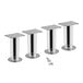 Avantco 17817659LEG4 Adjustable Seismic Leg Kit - 4/Pack