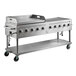 Backyard Pro LPG72 72" Stainless Steel Liquid Propane Outdoor Grill ...