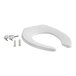 Bemis 1955CT 000 White Elongated Plastic Toilet Seat with Stay·Tite ...