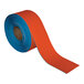 Superior Mark 4" x 100' Orange Customizable Safety Floor Tape