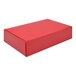 7 1/4" x 4 5/8" x 1 3/4" 1-Piece 1 1/2 lb. Red Candy Box - 250/Case